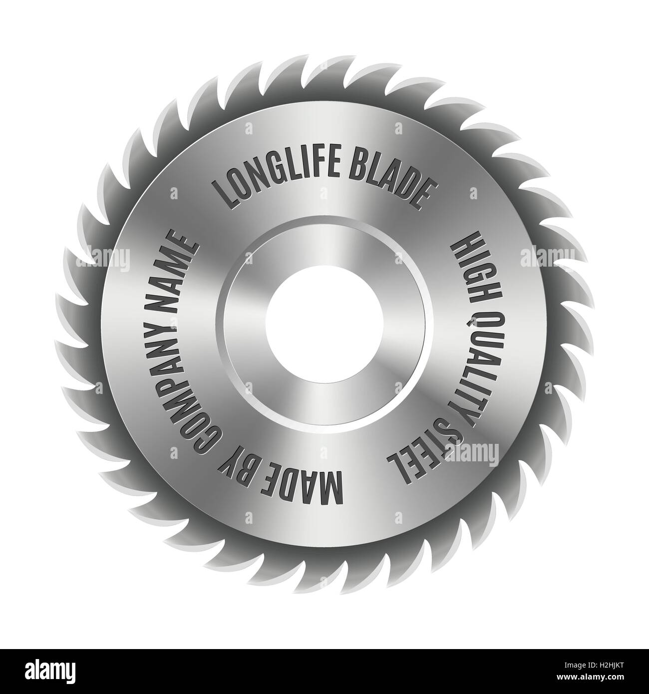 Steel blade for the saw, vector illustration Stock Vector Image & Art ...