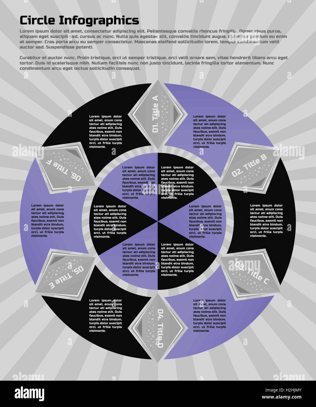 circular infographic design template Stock Vector Image & Art - Alamy