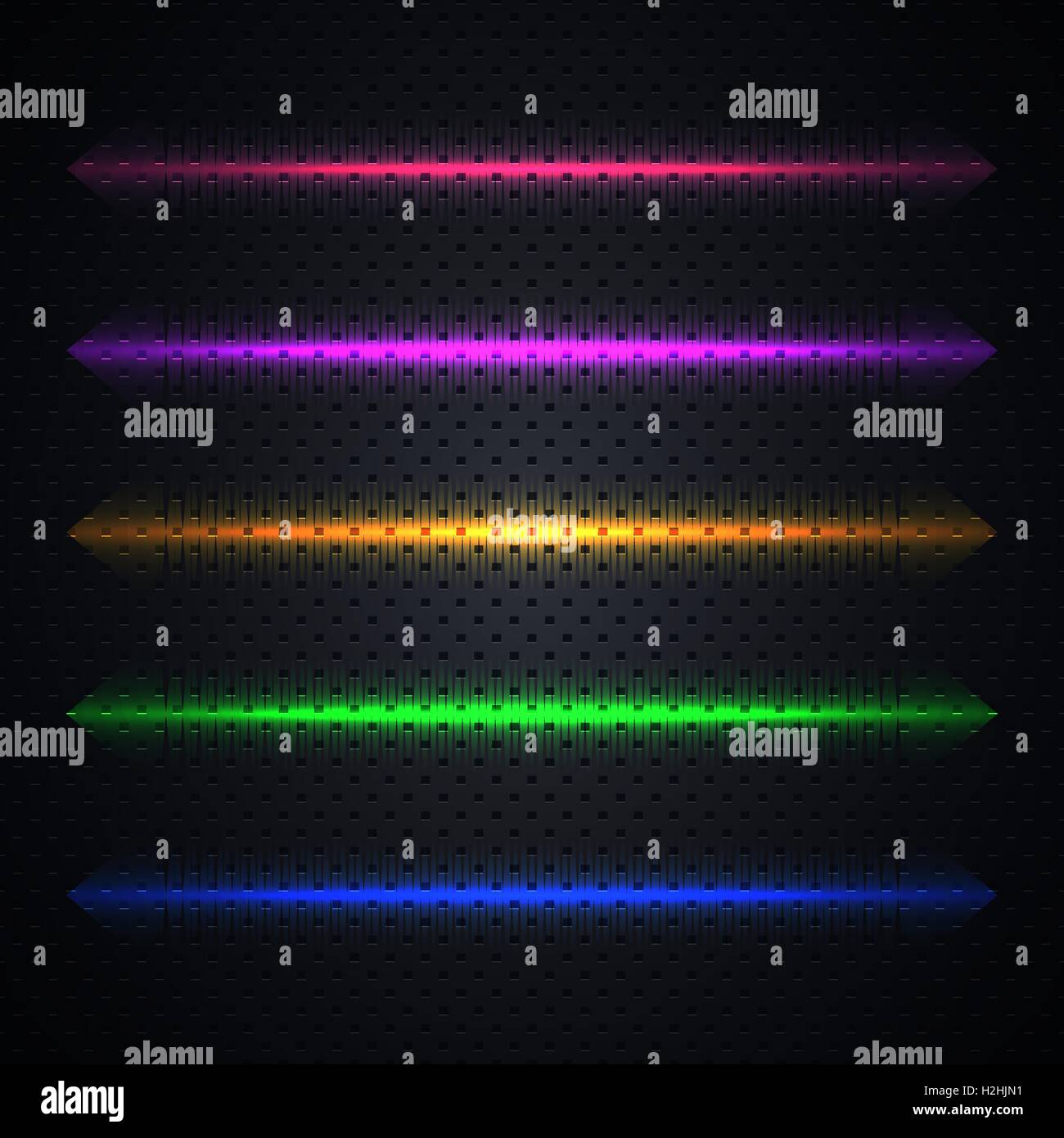 Set isolated lightning effects Stock Vector Images - Alamy