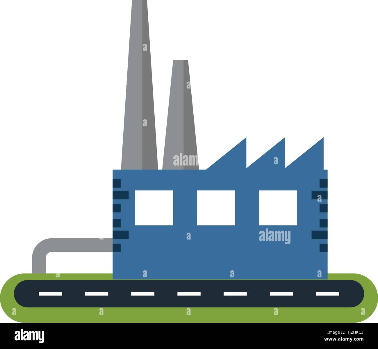 Isolated industry building design Stock Vector Image & Art - Alamy