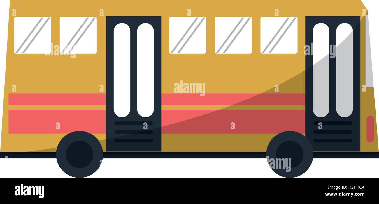 Isolated bus vehicle design Stock Vector Image & Art - Alamy