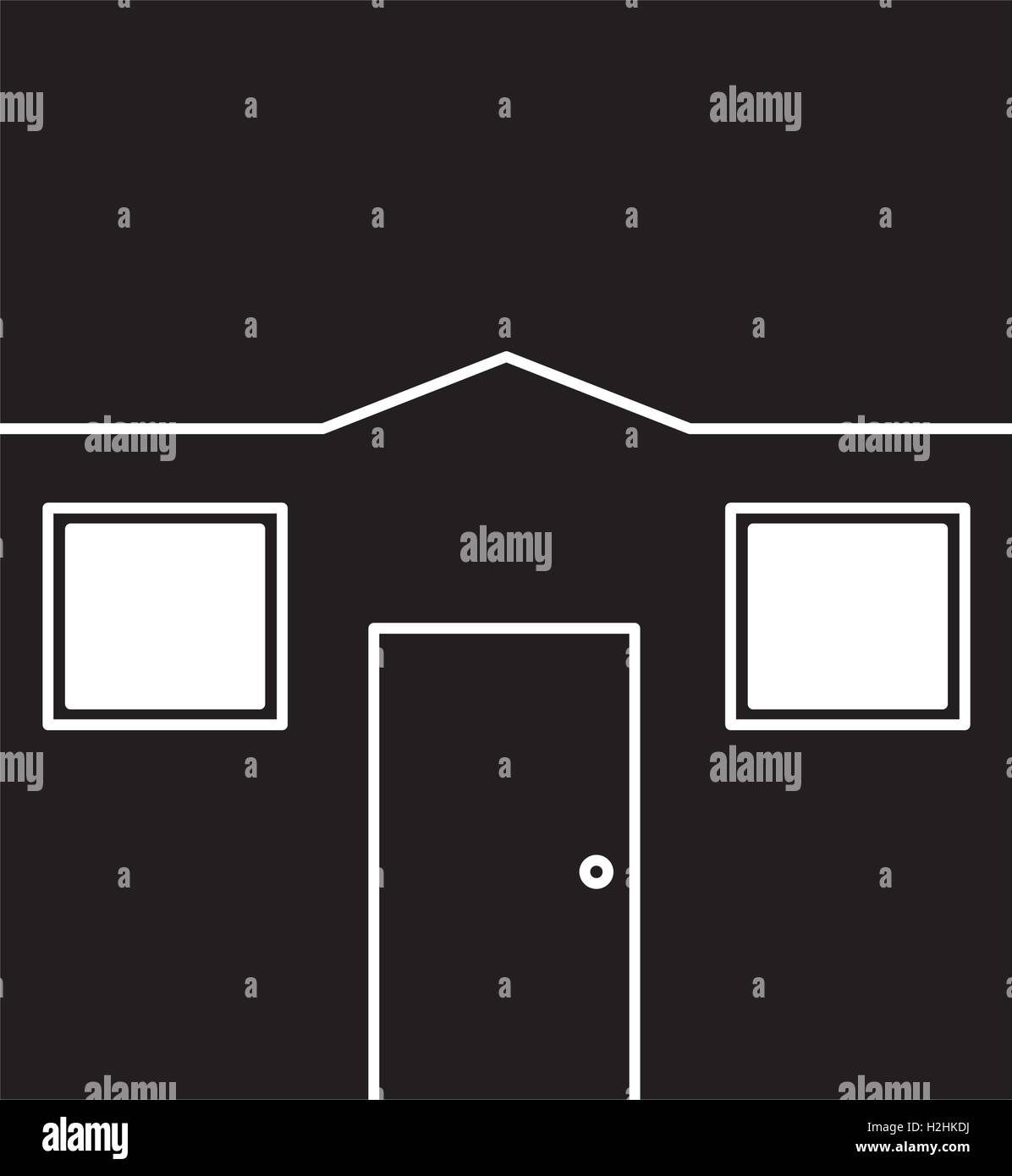 Isolated house with windows design Stock Vector Image & Art - Alamy