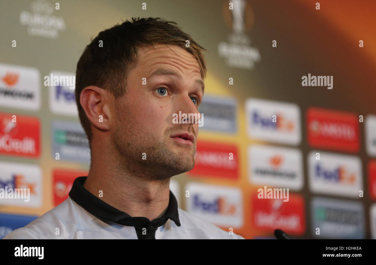 Dundalk's Dean Massey during the press conference at the Tallaght ...