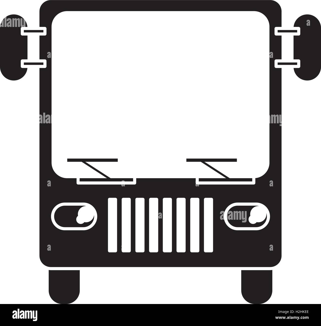 Isolated bus vehicle design Stock Vector Image & Art - Alamy