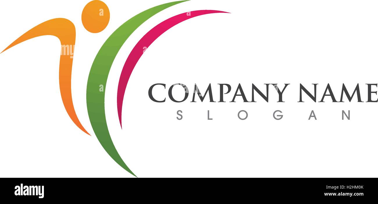 Health Logo Template Stock Vector Image & Art - Alamy