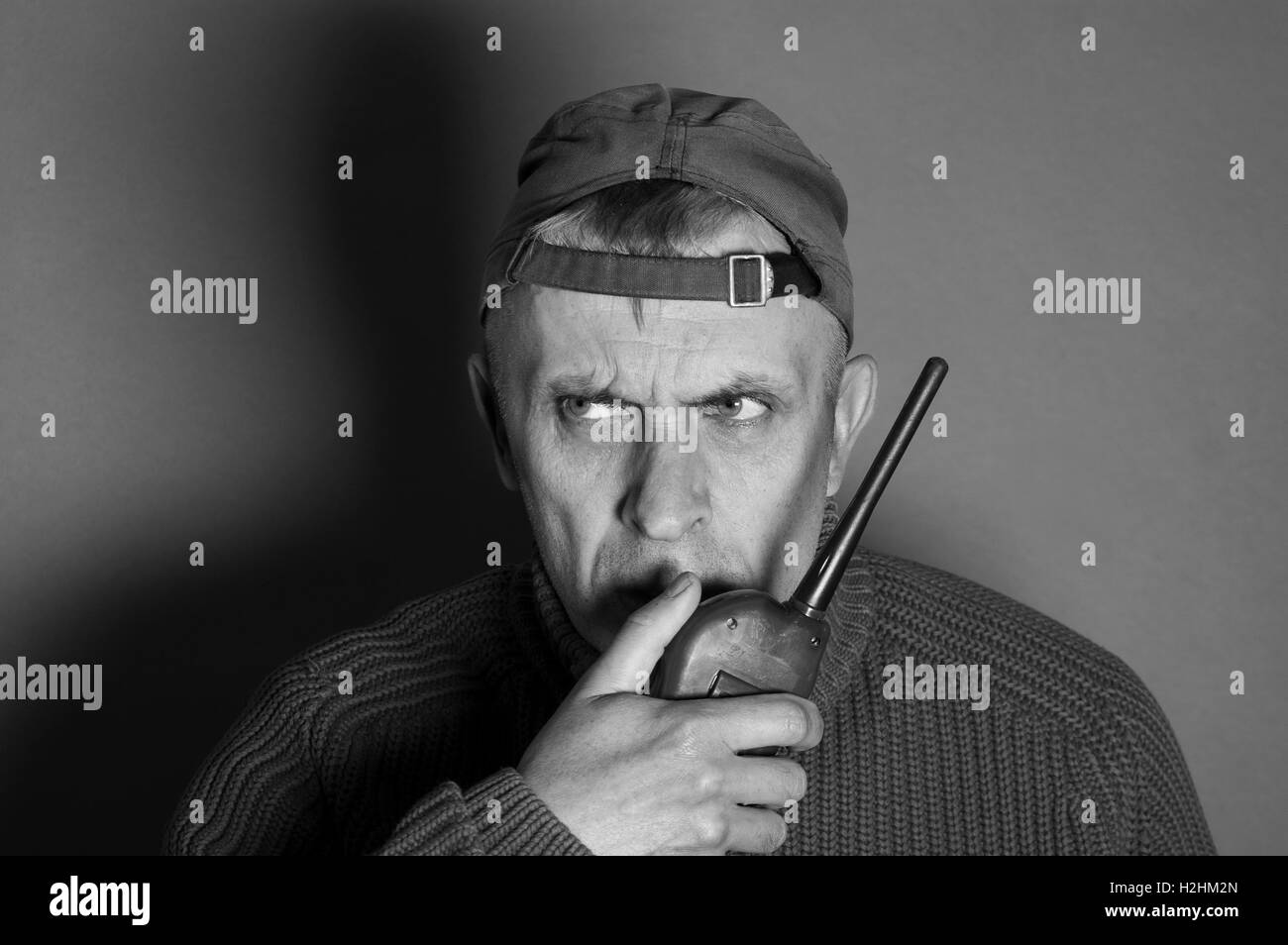 Cap radio Black and White Stock Photos & Images - Alamy