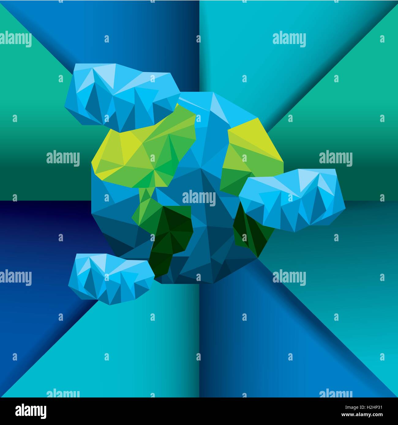 planet earth low poly style Stock Vector Image & Art - Alamy