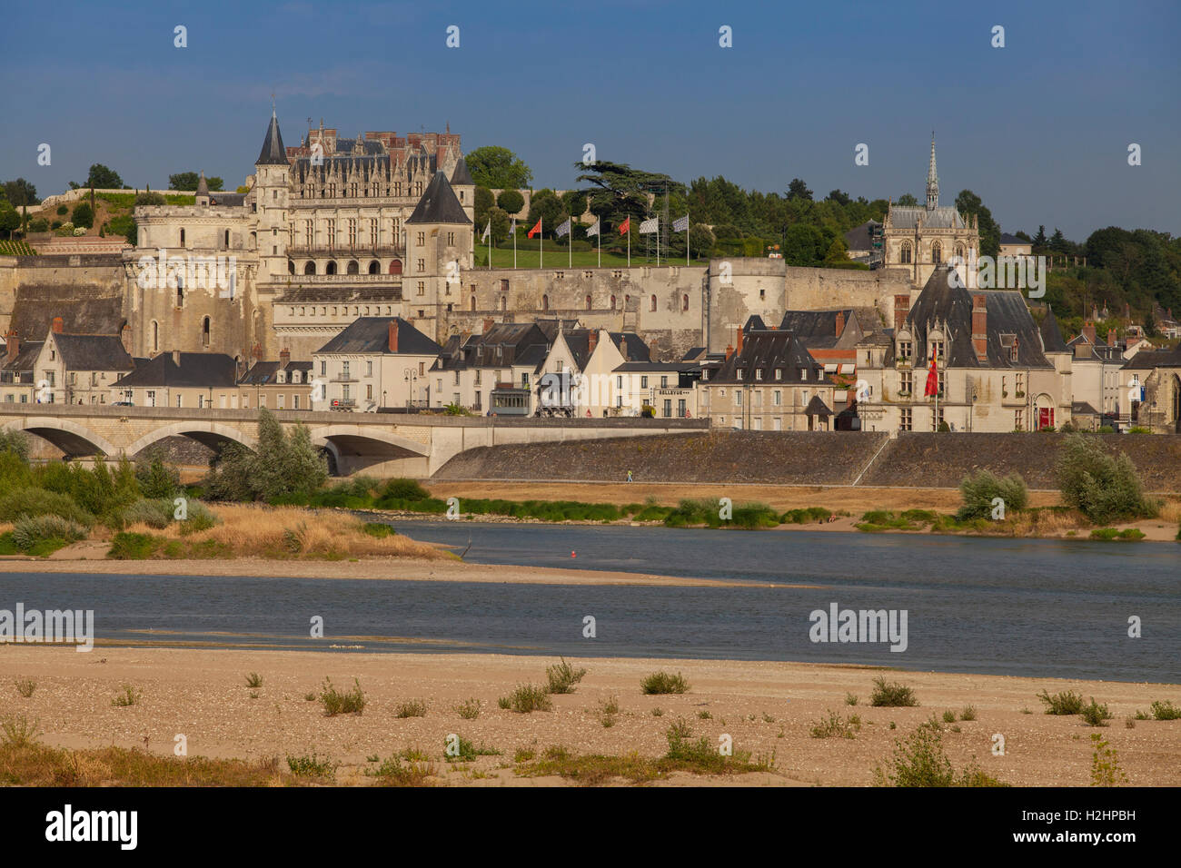 Amboise, The Loire Valley, castle in Amboise -Town of Leonardo da Vinci ...