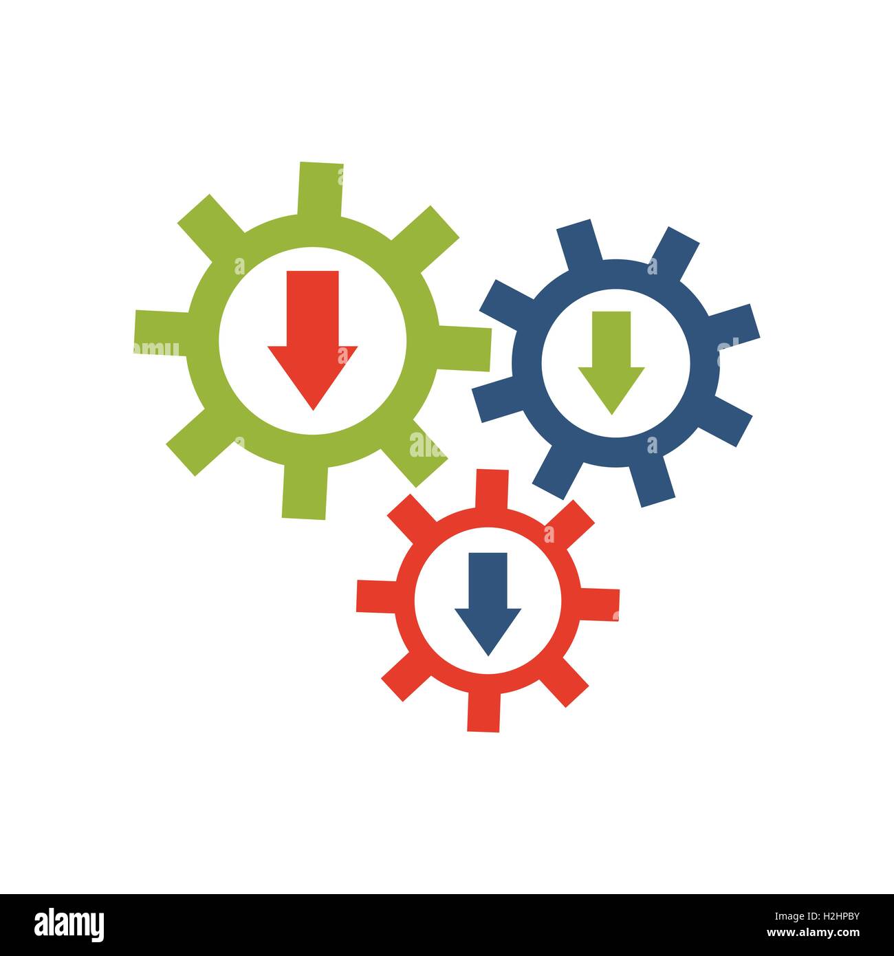 gears machine settings icon Stock Vector Image & Art - Alamy