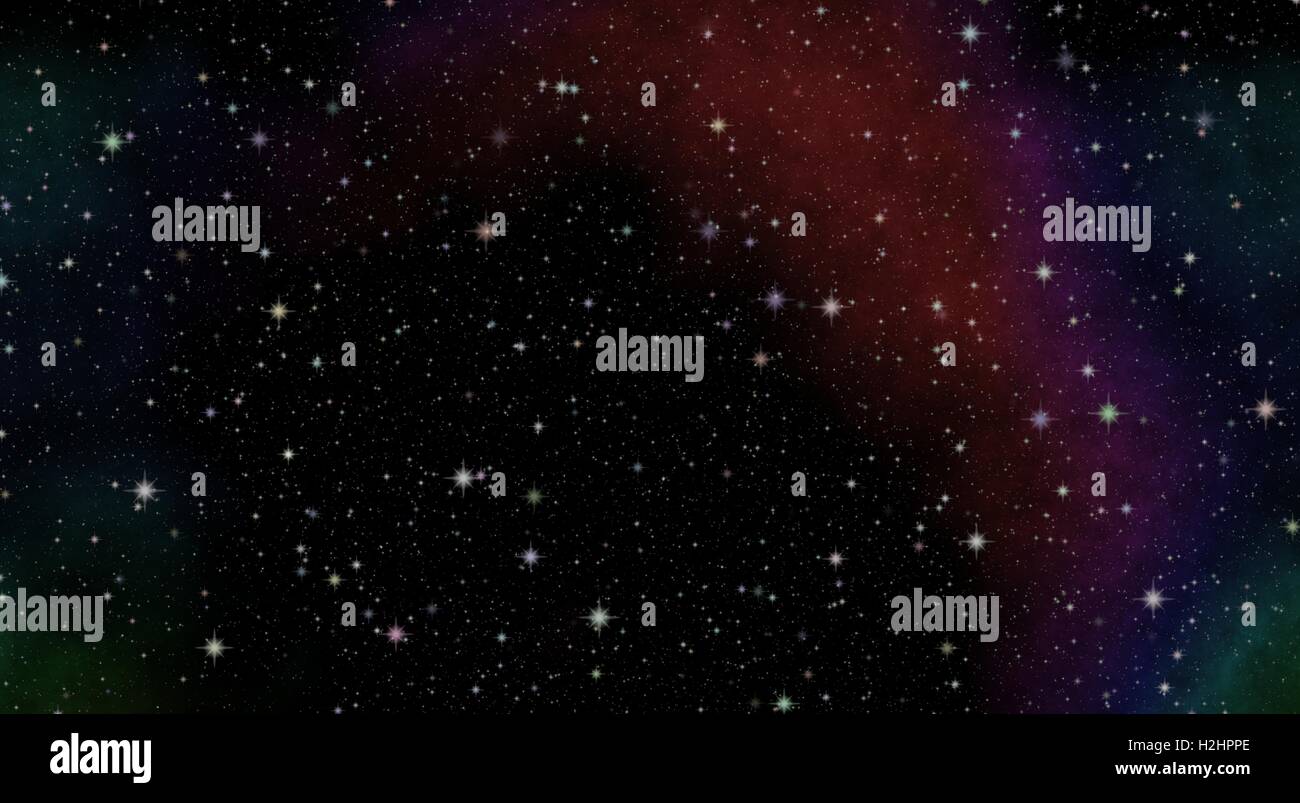 The hidden mysteries of deep space. Nebula in a distant galaxy. New ...