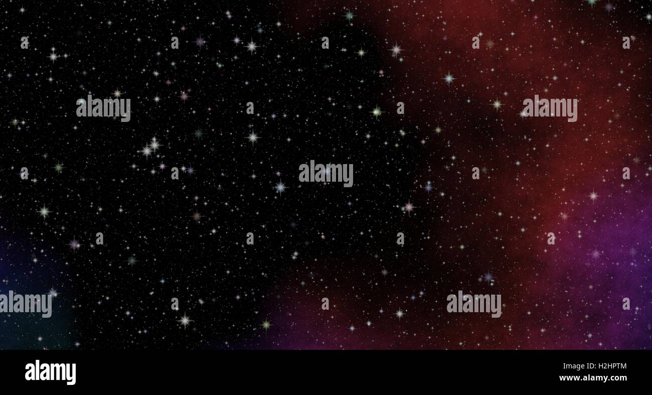 The hidden mysteries of deep space. Nebula in a distant galaxy. New ...