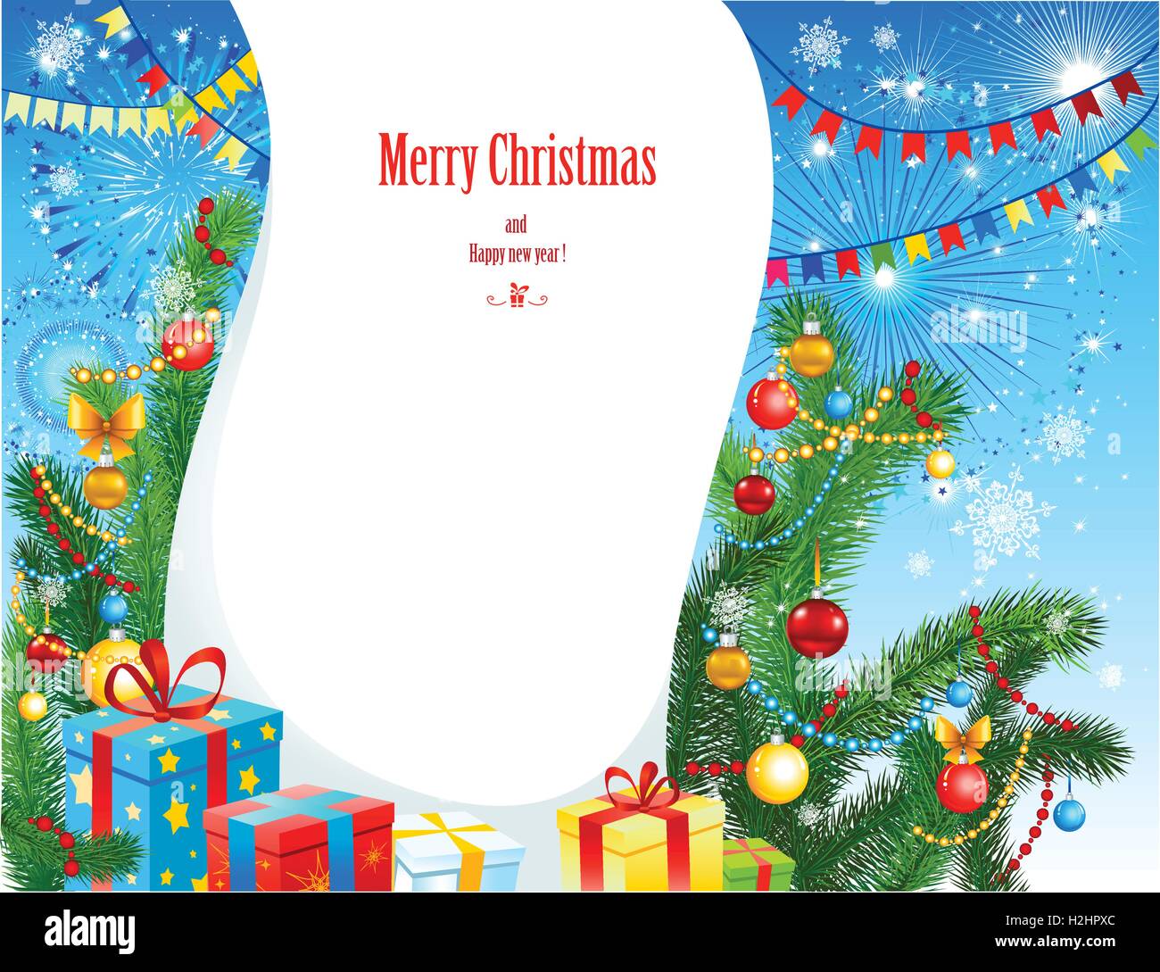 Bright christmas background Stock Vector Image & Art - Alamy