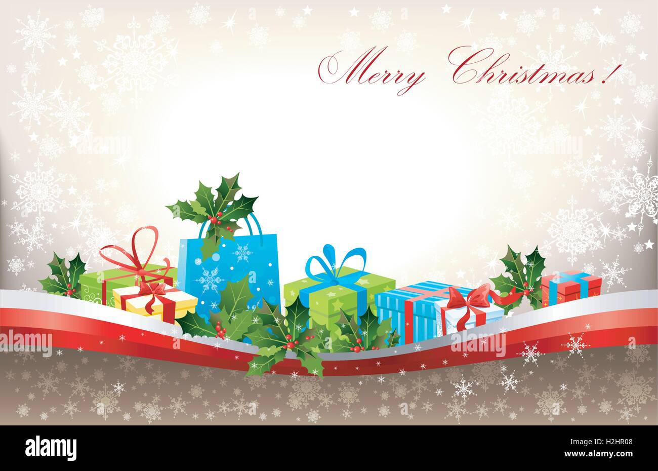 Christmas gifts background Stock Vector Image & Art - Alamy