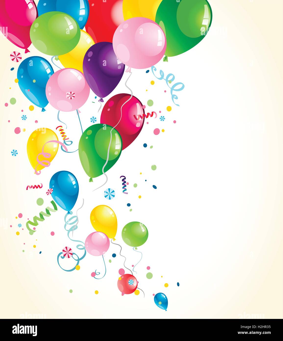 Festive balloons background Stock Vector Image & Art - Alamy