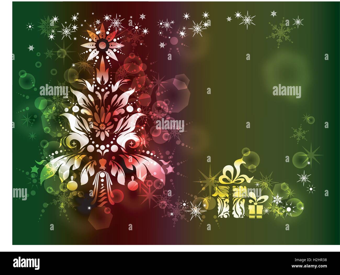 Christmas festive background green Stock Vector Images - Alamy