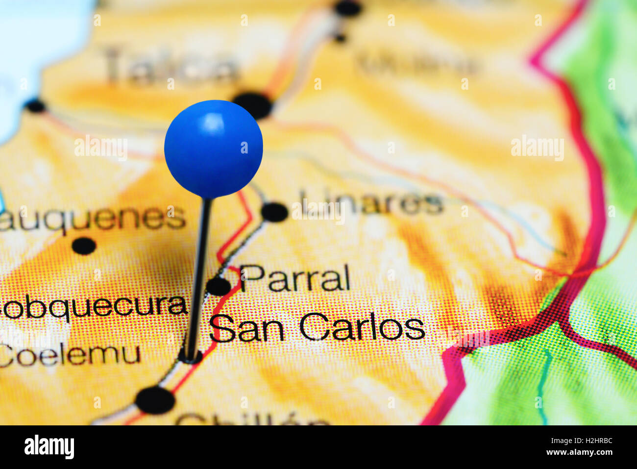 Map of san carlos hi-res stock photography and images - Alamy