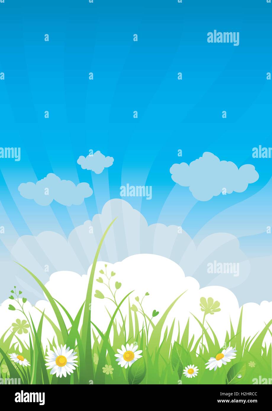 Summer day background Stock Vector Image & Art - Alamy