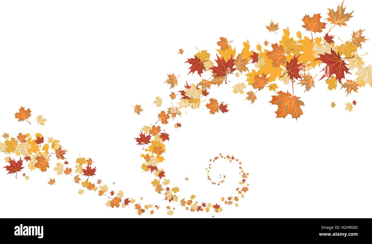 Swirl of leaves Stock Vector Image & Art - Alamy