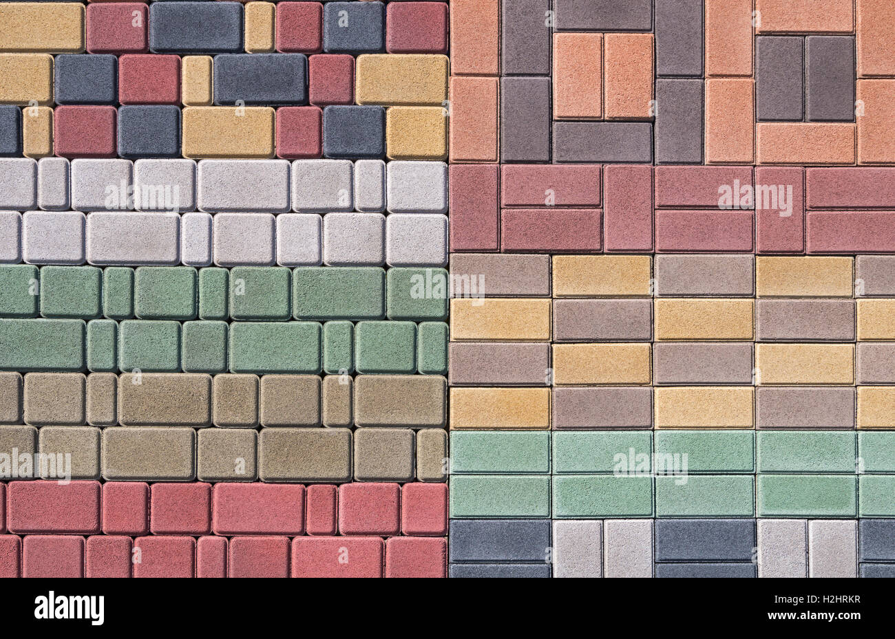 Photo (not a computer rendering) of paving slabs. Seamless tileable ...