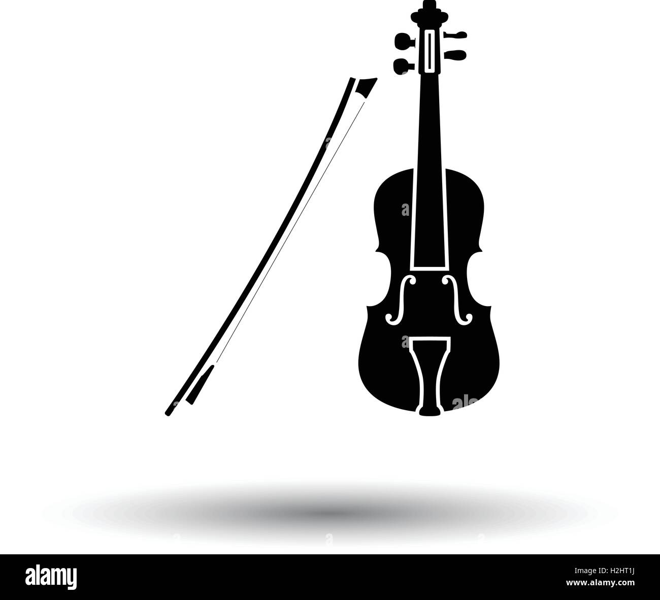 Music instruments shadow Stock Vector Images - Alamy