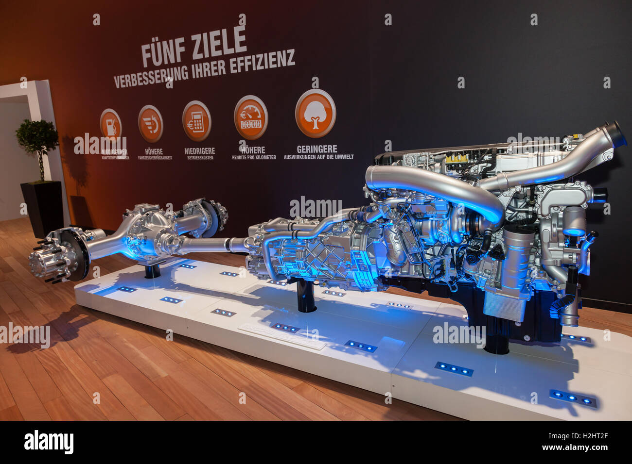 Paccar DAF heavy duty truck transmission Stock Photo - Alamy