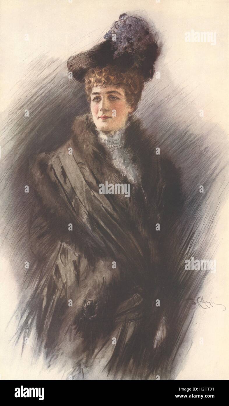 SPY CARTOON. HM Queen Alexandra 'Her Majesty Queen Alexandra'. Royalty ...