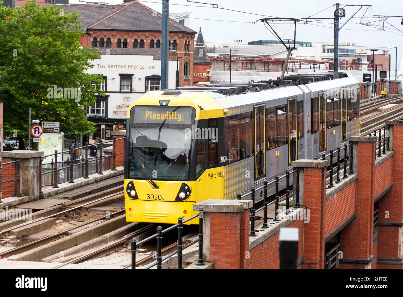 Manchester tram hi-res stock photography and images - Alamy