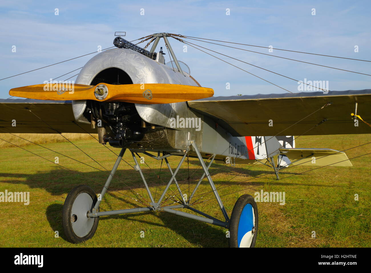 Fokker E111 Eindecker at Stow Maries, Essex Stock Photo - Alamy