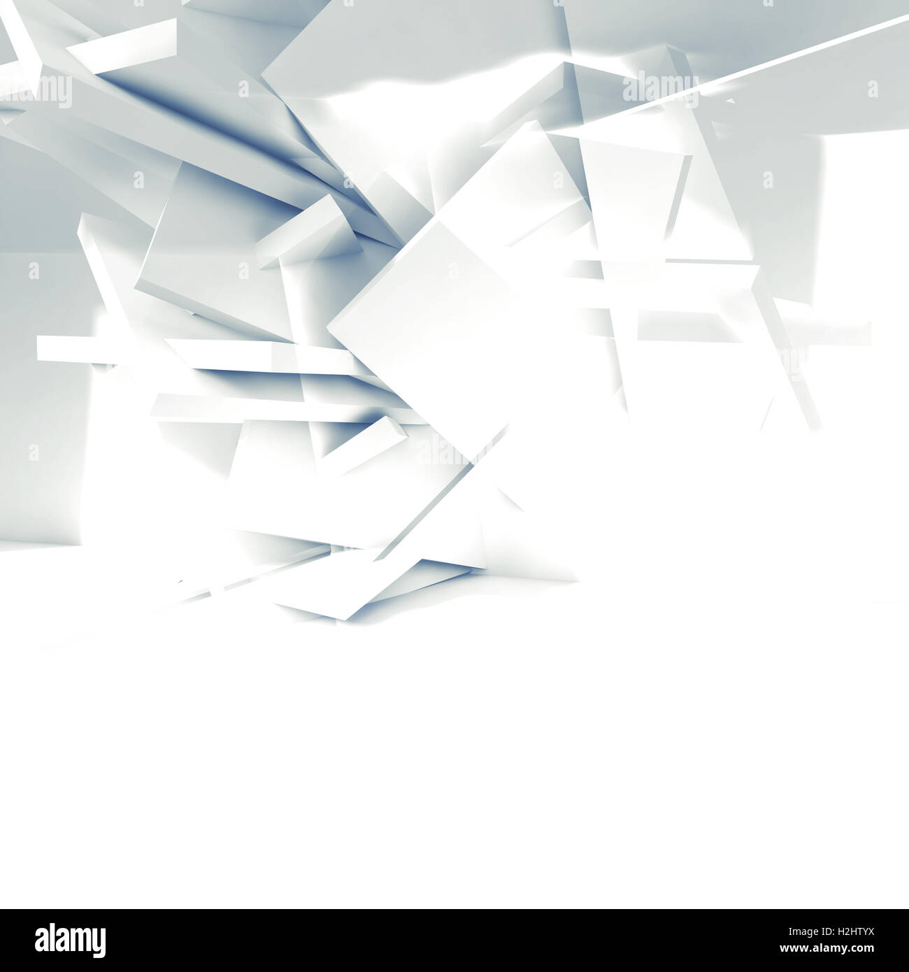 Abstract white digital background, chaotic polygonal blocks pattern ... Abstract white digital background, chaotic polygonal blocks pattern ...
