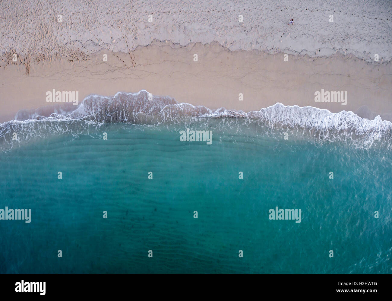 Sand ripples blue sea aerial hi-res stock photography and images - Alamy