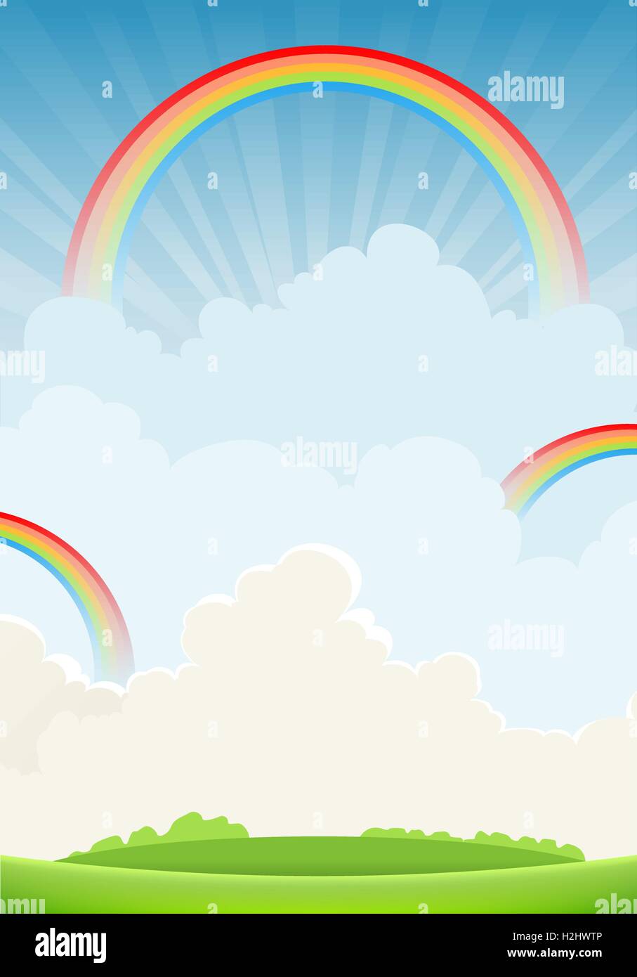 Rainbow lawn Stock Vector Images - Alamy
