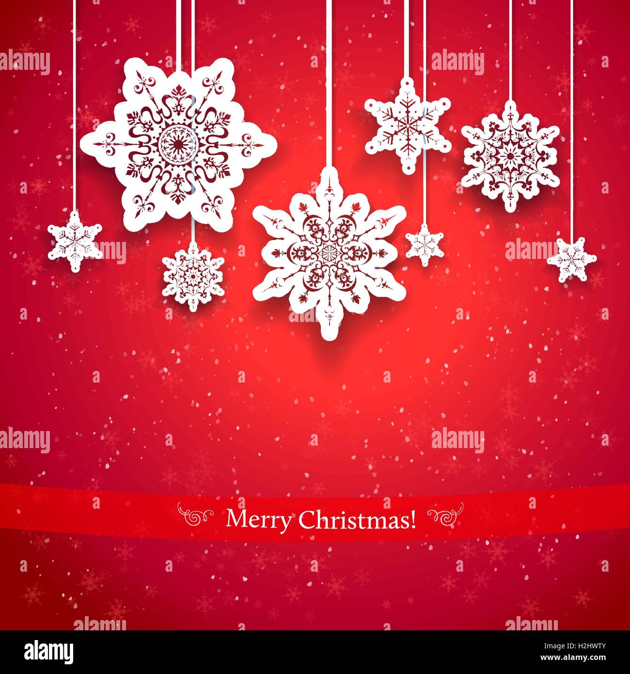 Christmas festive red blank Stock Vector Images - Alamy