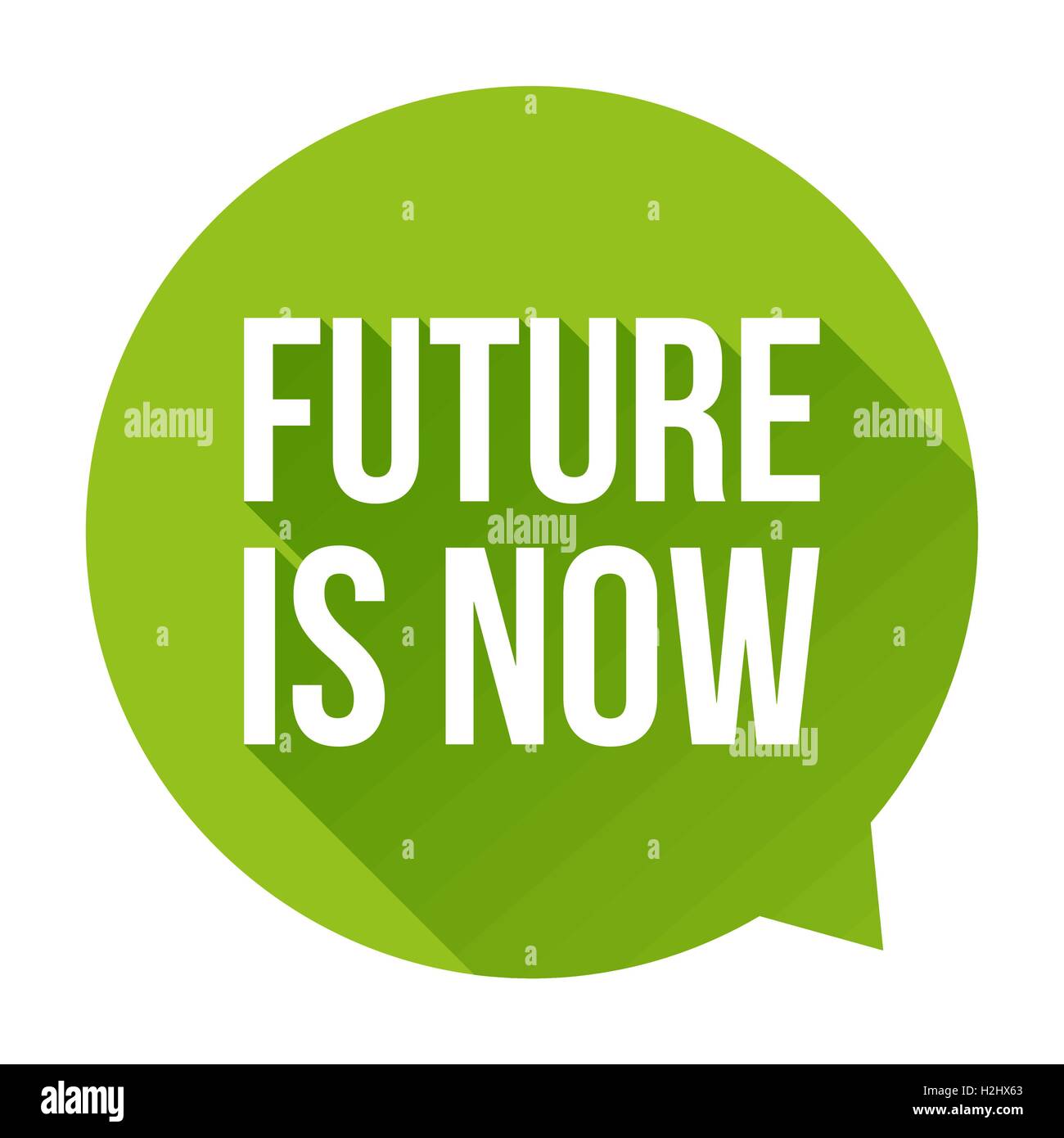 Future is Now speech bubble Stock Vector Image & Art - Alamy