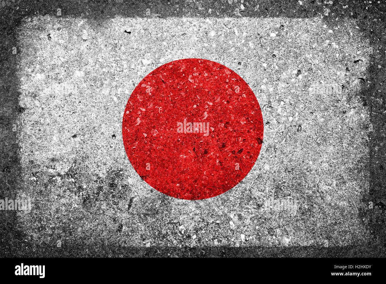 Japanese flag art hi-res stock photography and images - Alamy