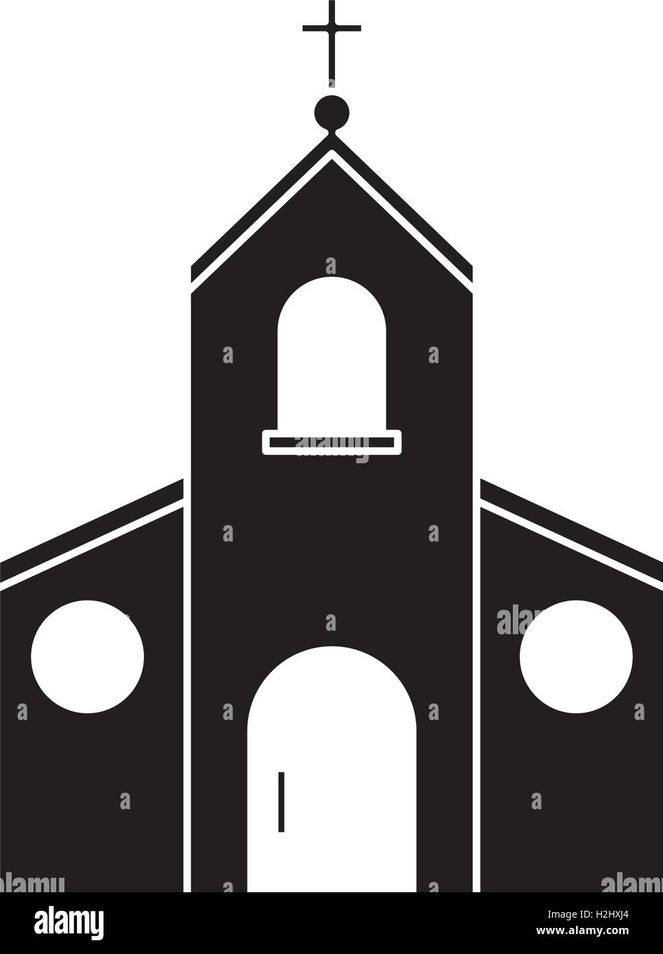 Isolated church building design Stock Vector Image & Art - Alamy