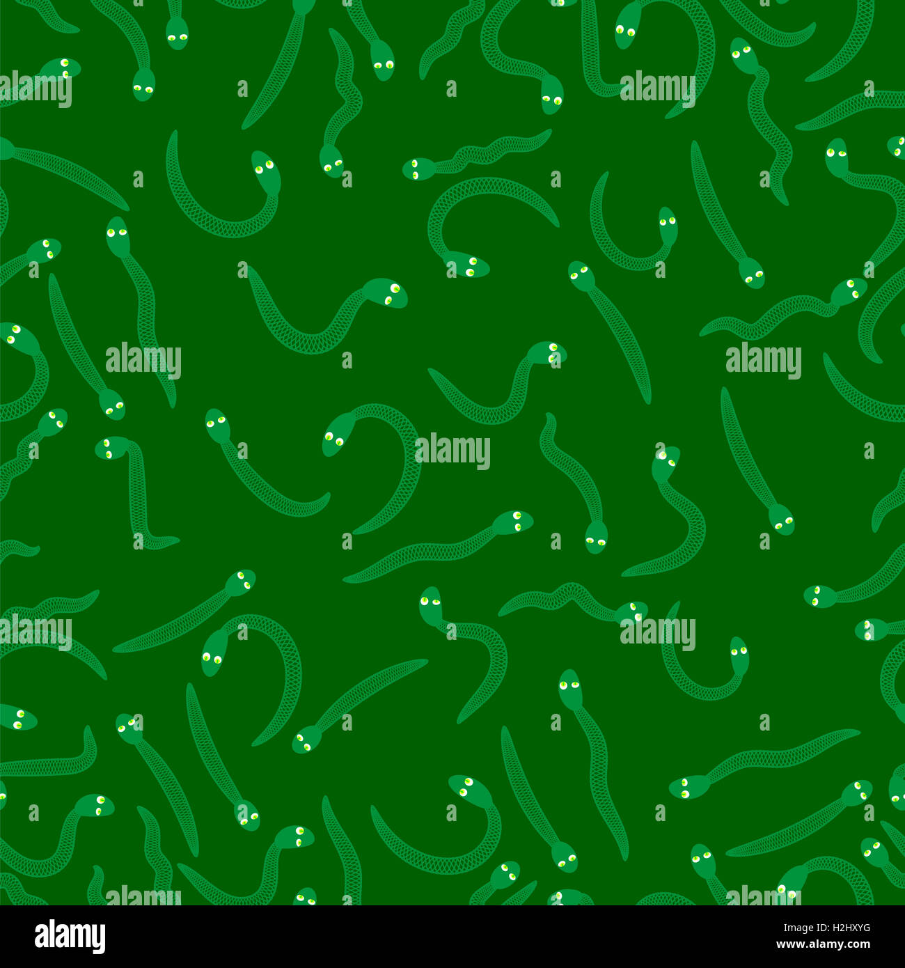Green Snakes Seamless Pattern. Animal Background Stock Photo - Alamy