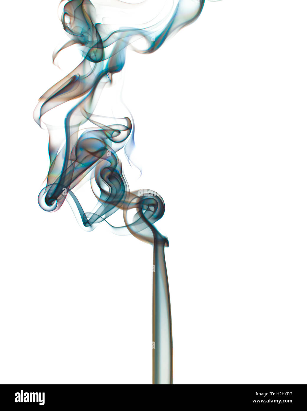 smoke from incense Stock Photo - Alamy