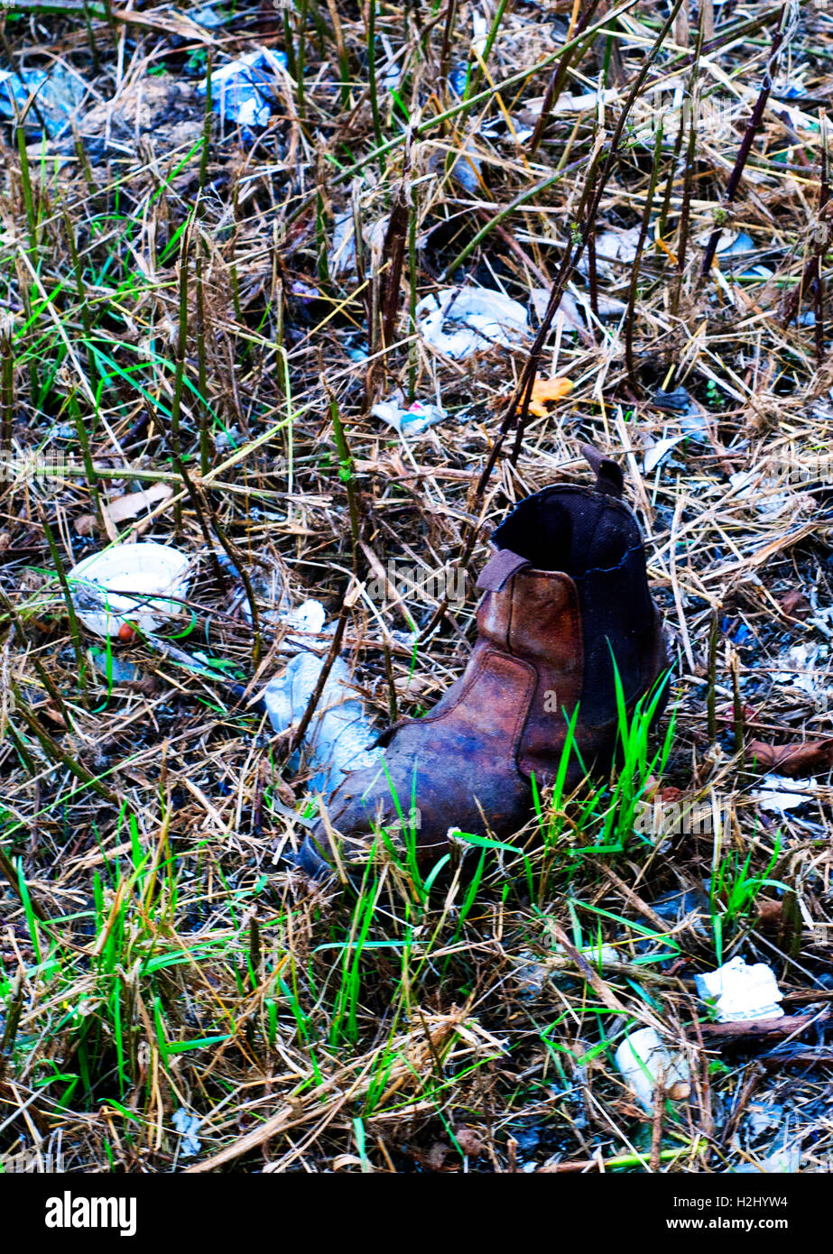 Old boot hi-res stock photography and images - Alamy