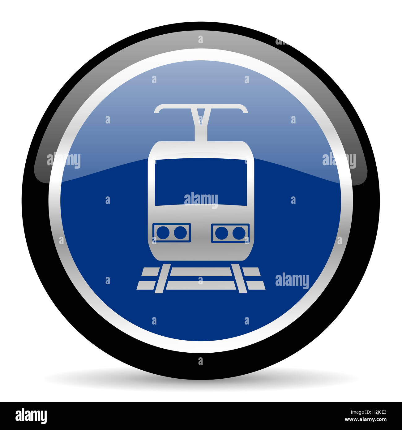 train icon Stock Photo - Alamy