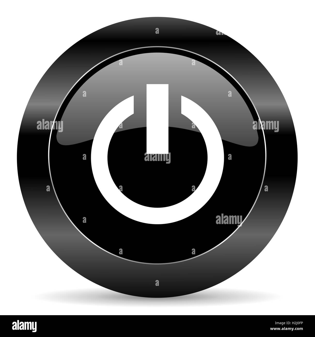 Power icon Black and White Stock Photos & Images - Alamy