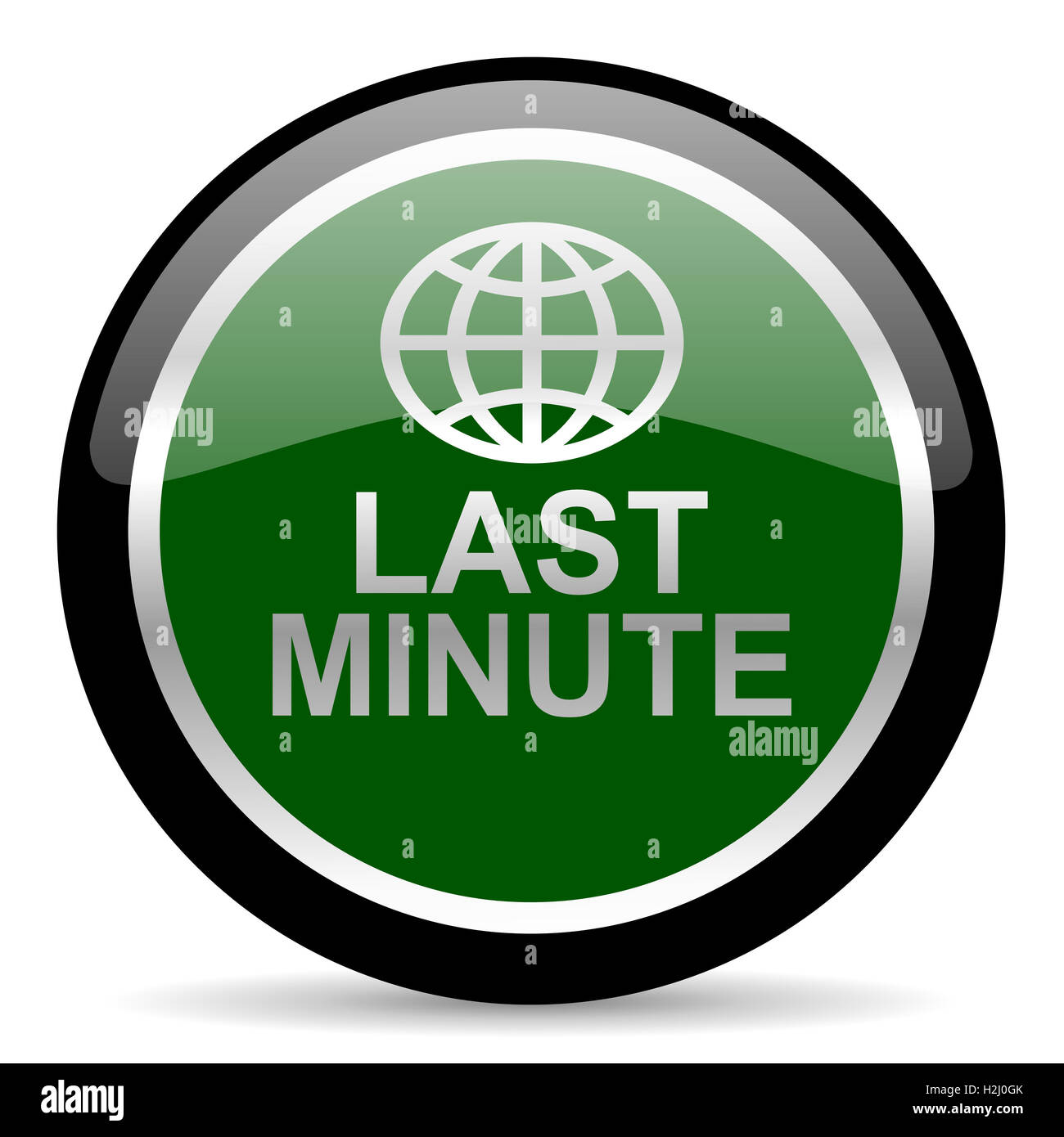last minute icon Stock Photo - Alamy