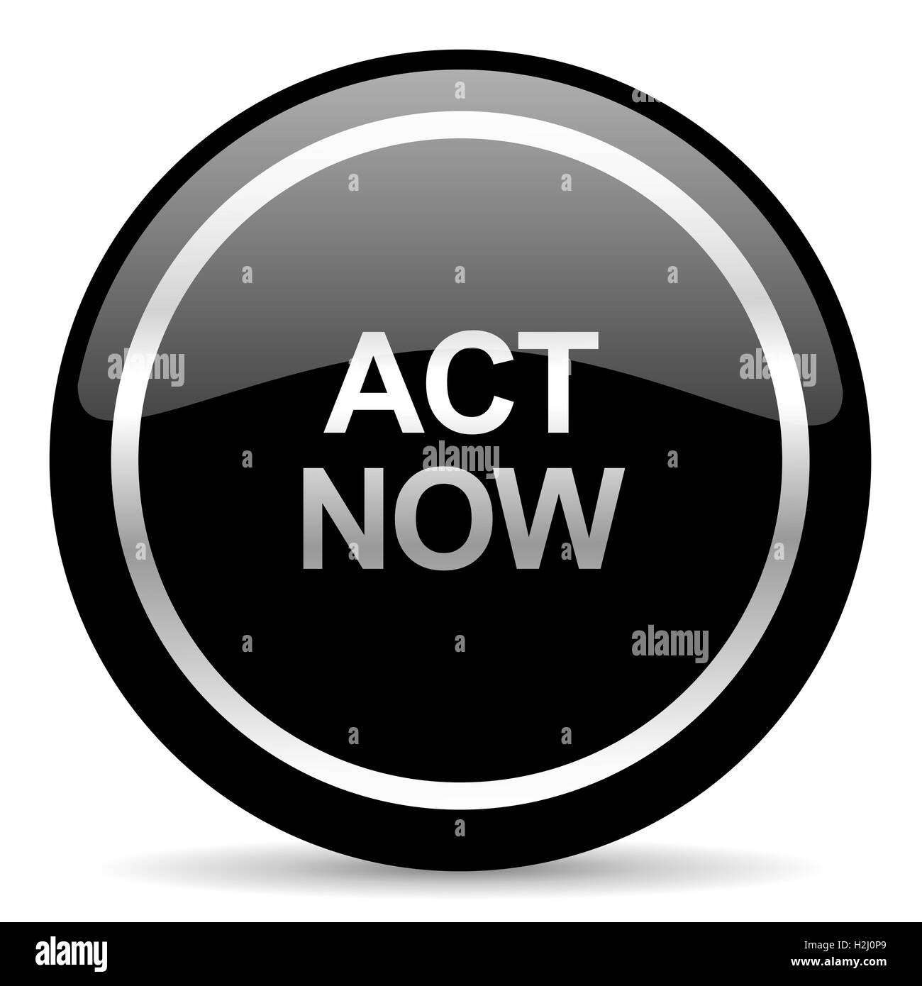 act now icon Stock Photo - Alamy