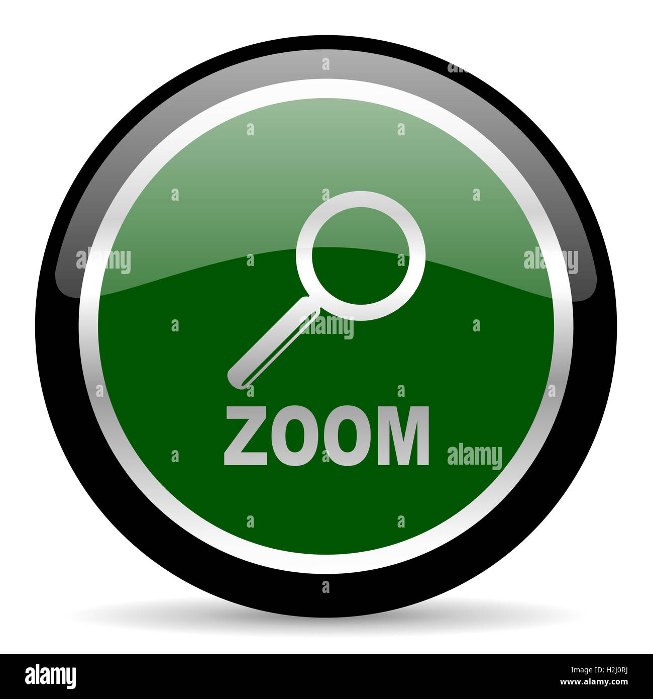 Zoom icon symbol lens tool hi-res stock photography and images - Alamy