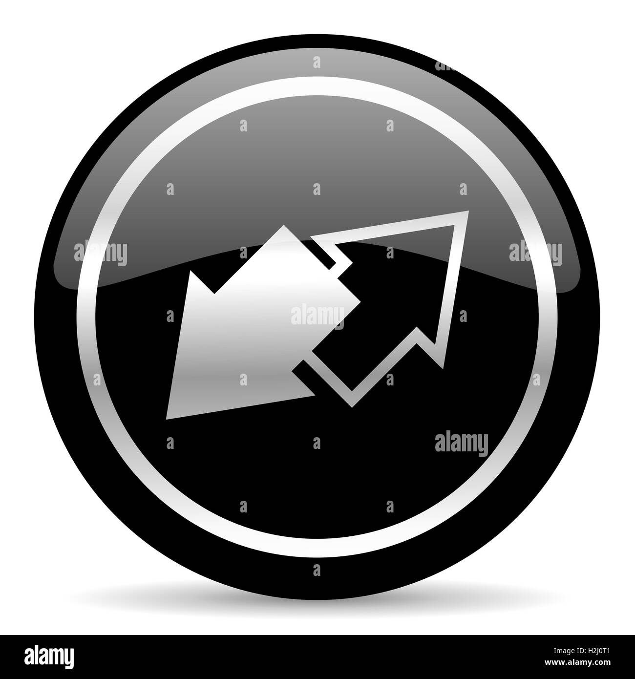 Exchange icon hi-res stock photography and images - Alamy