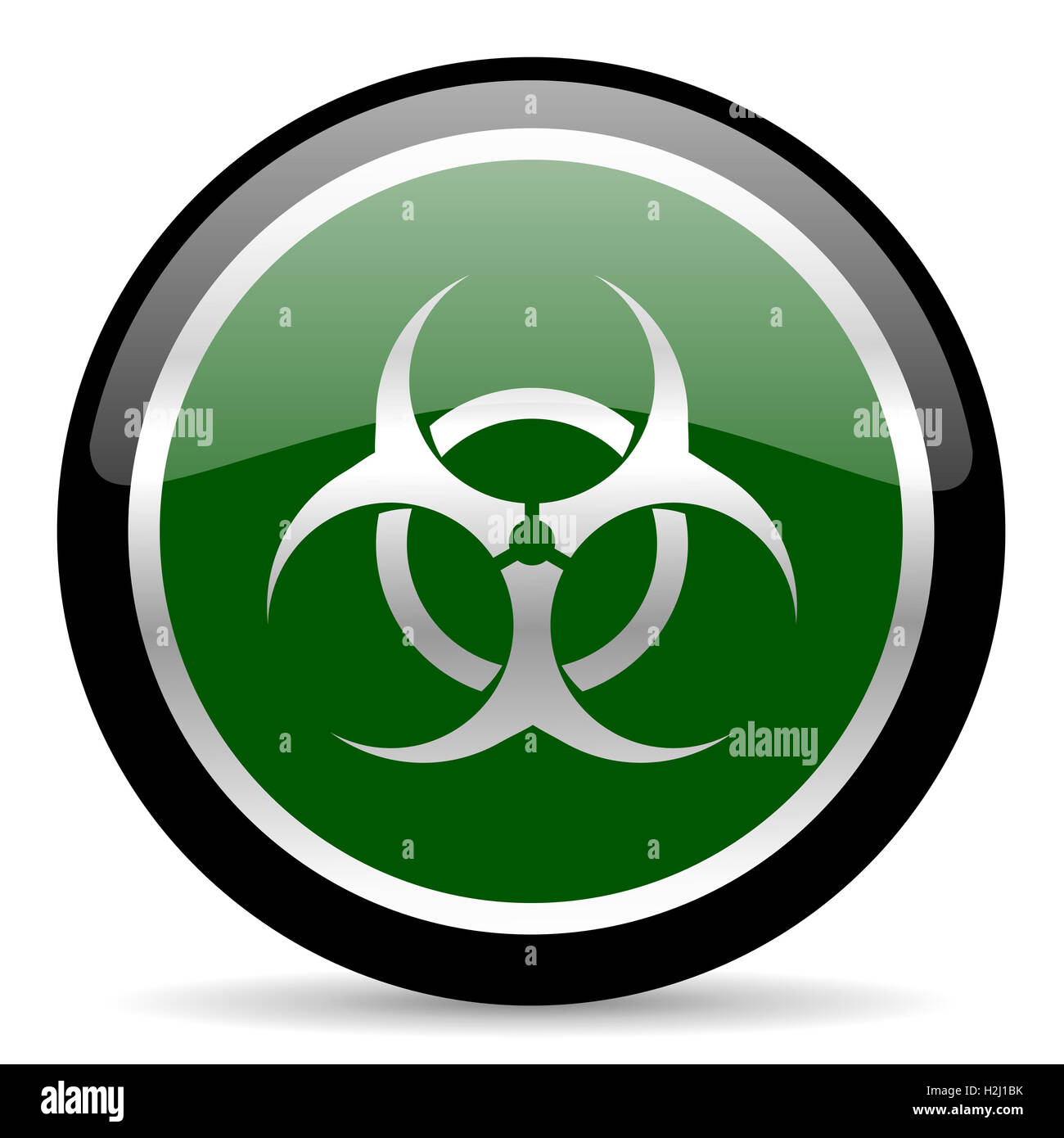 Biohazard Biological Icon Danger Stock Photos & Biohazard Biological ...