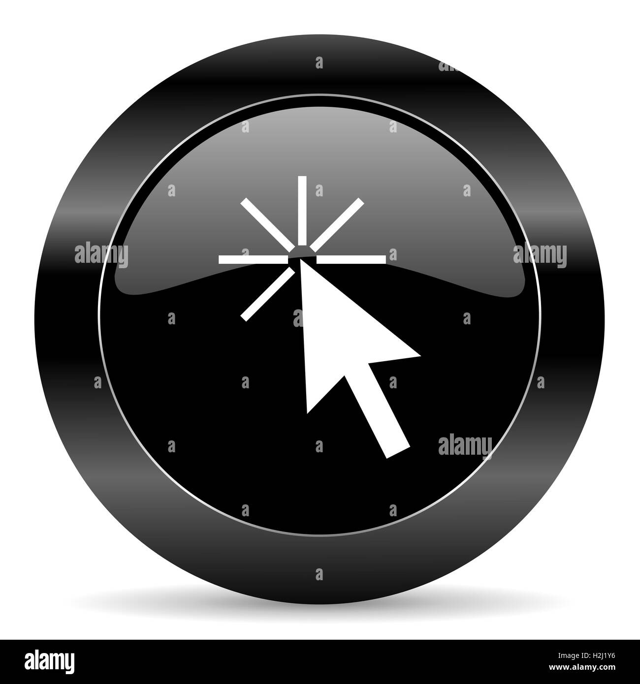 Click button Black and White Stock Photos & Images - Alamy