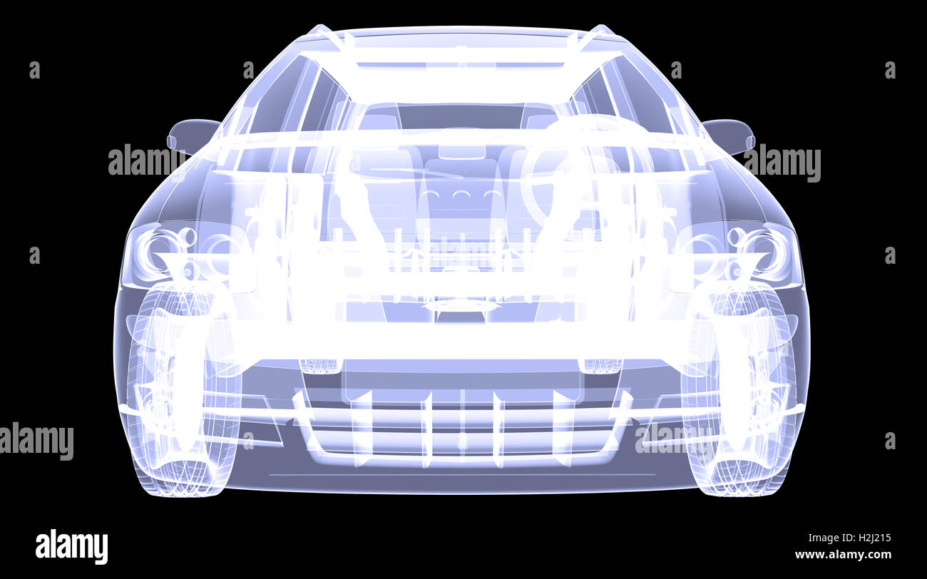 X-ray concept car Stock Photo - Alamy