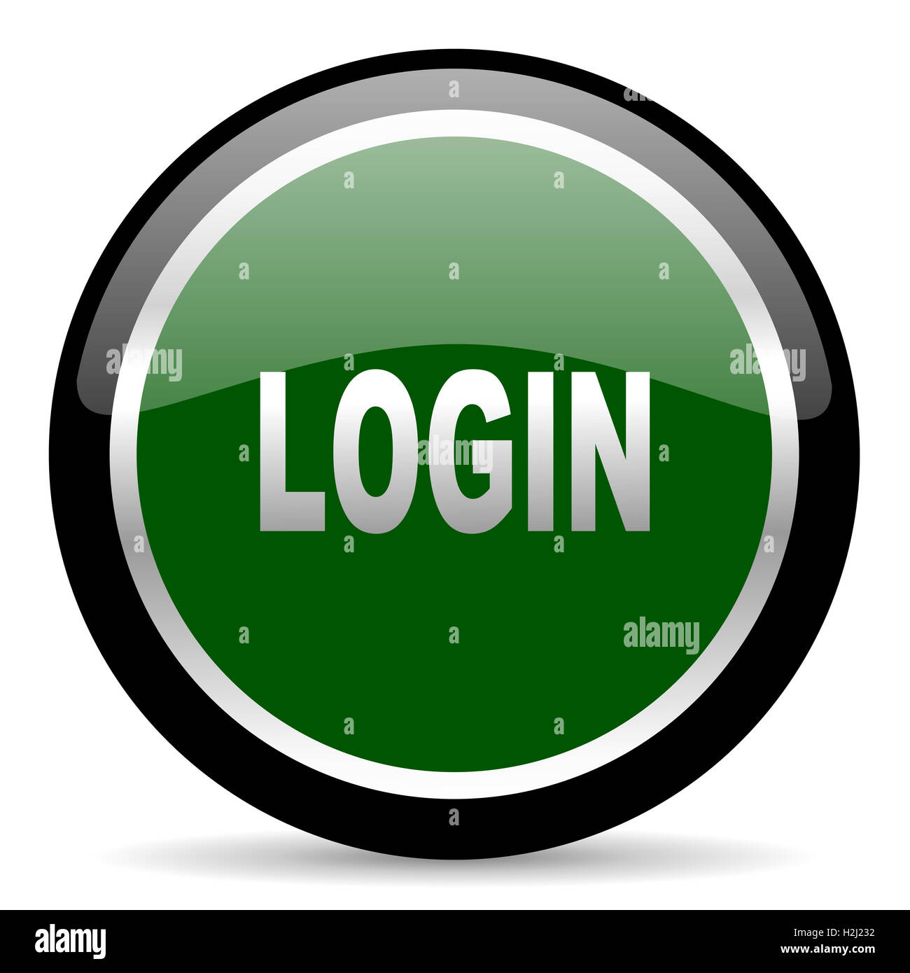 Login button icon Cut Out Stock Images & Pictures - Alamy