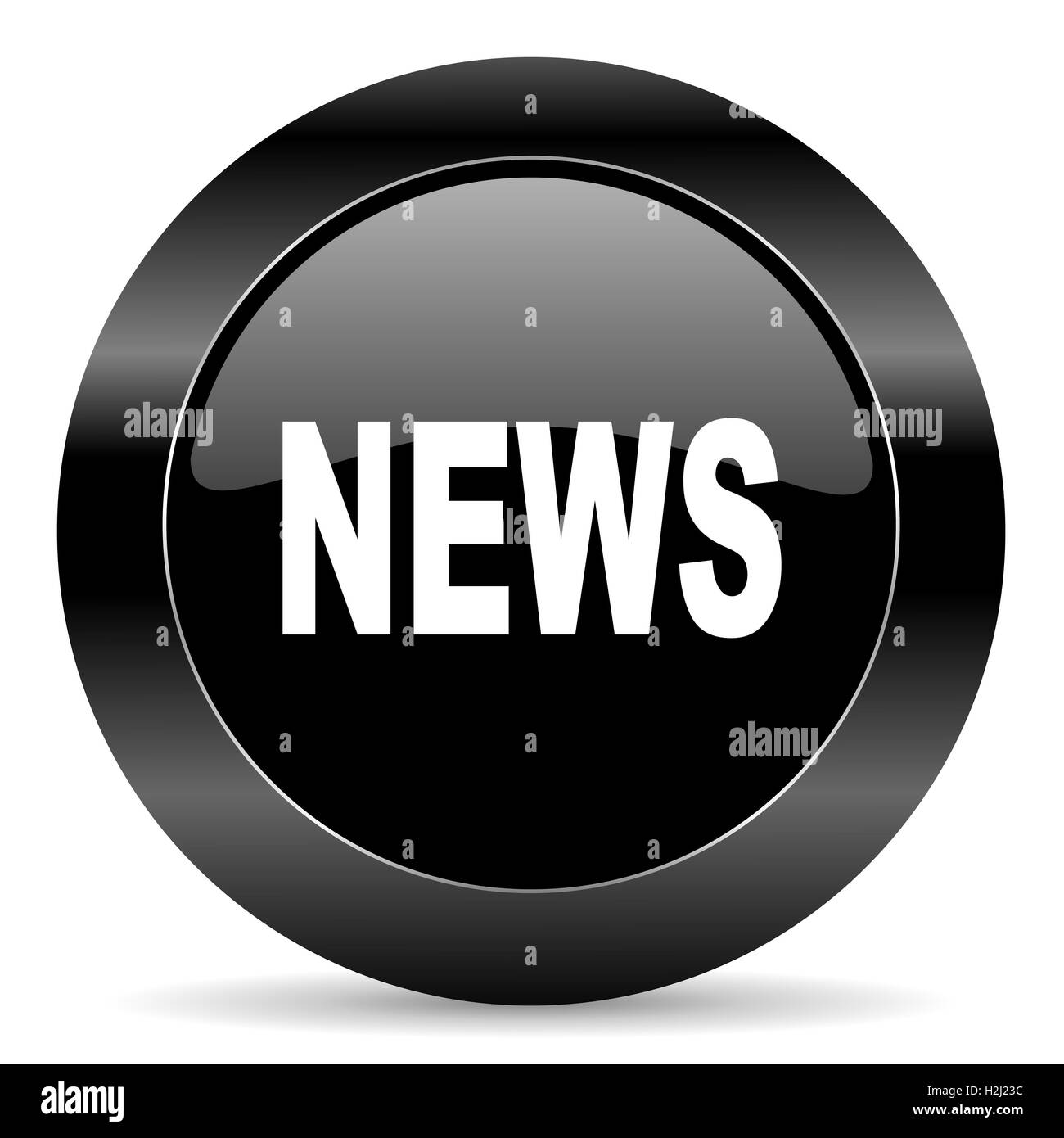 Icon media news Black and White Stock Photos & Images - Alamy