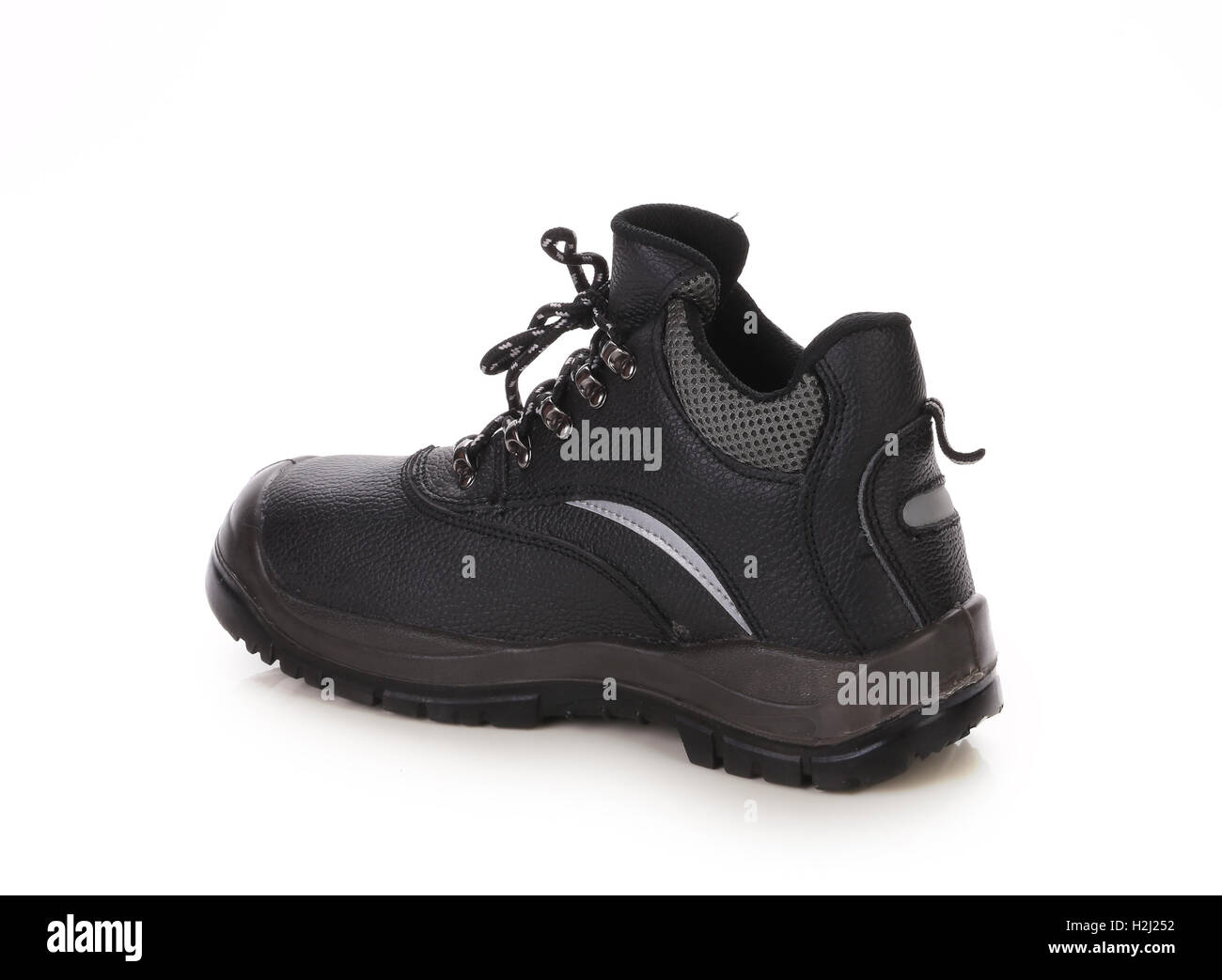 Black sport boot Stock Photo - Alamy